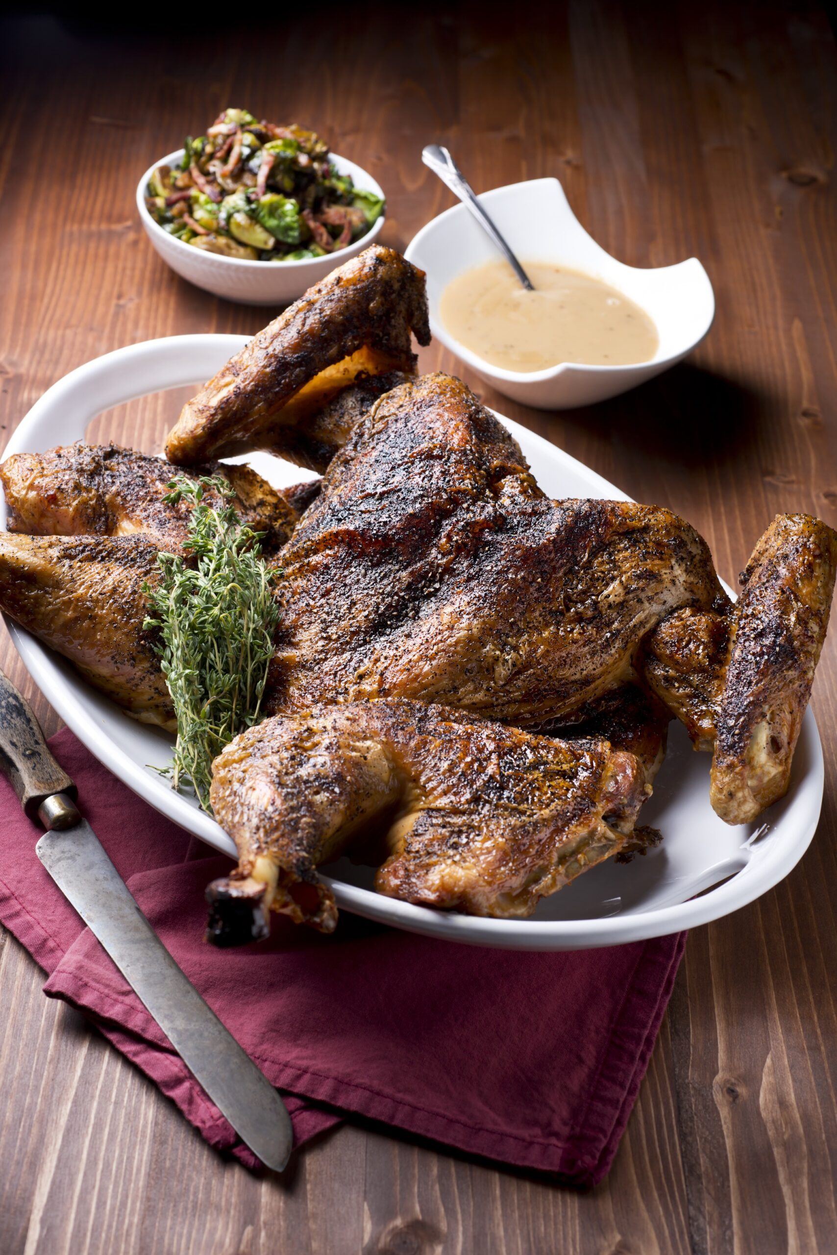 Smoked Spatchcocked (Butterflied) Turkey - Oliver's Markets