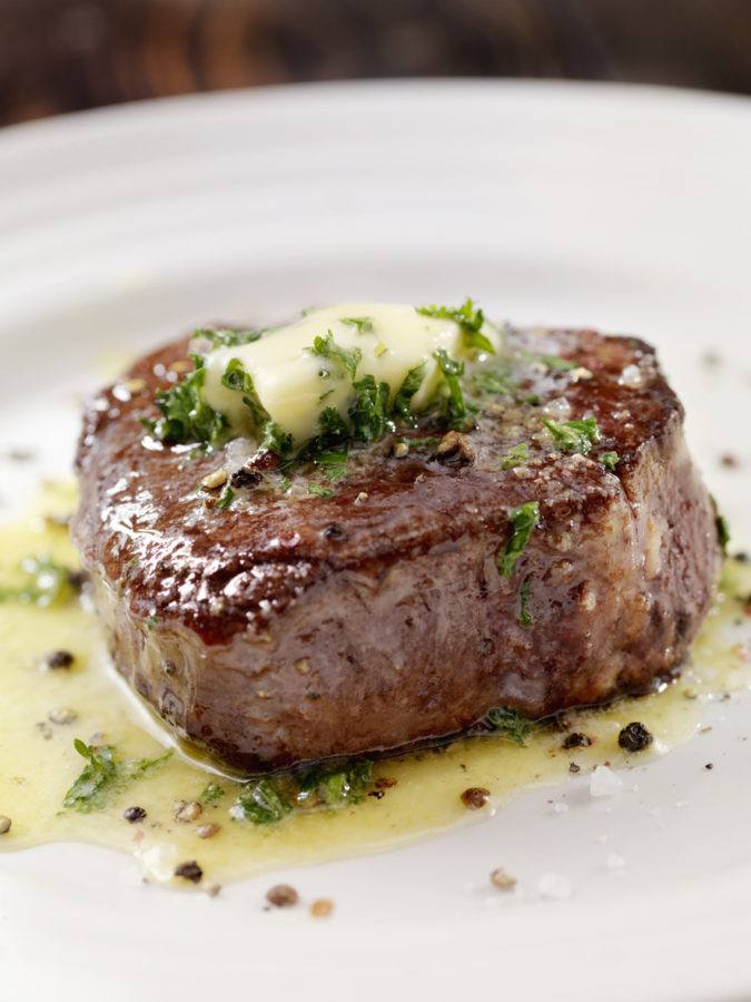 Filet Mignon with Garlic & Herb Compound Butter - Oliver's Markets
