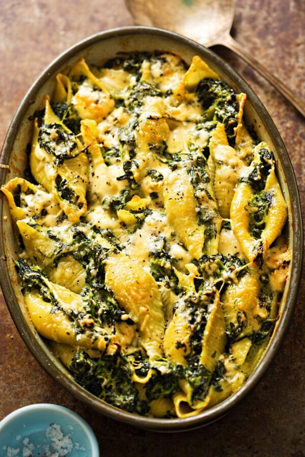 Blue Cheese & Spinach Pasta Gratin - Oliver's Markets