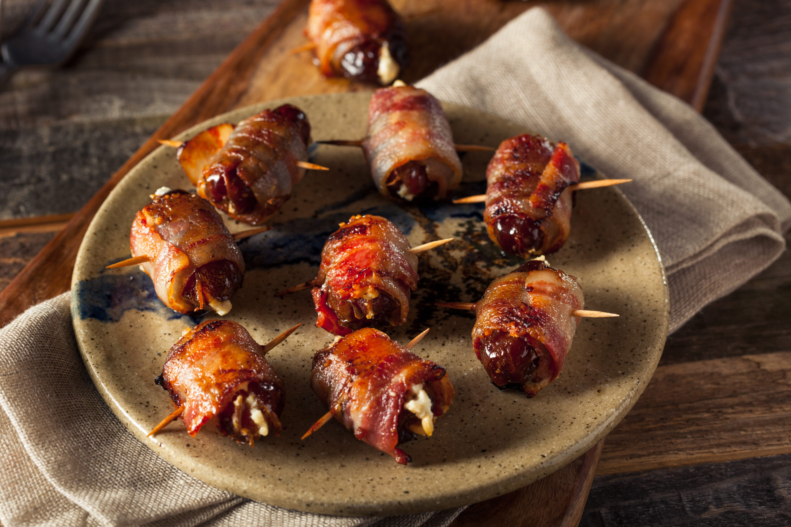 Bacon Wrapped Stuffed Dates - Oliver's Markets